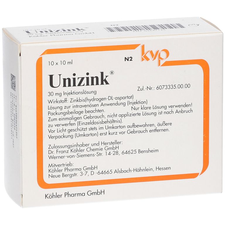 Unizink® 10x10 ml mit dem E-Rezept kaufen - Shop Apotheke