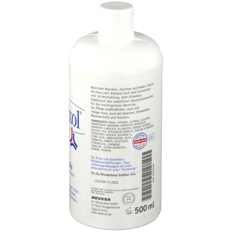 Sebexol® Creme Lotio 500 ml - Shop Apotheke