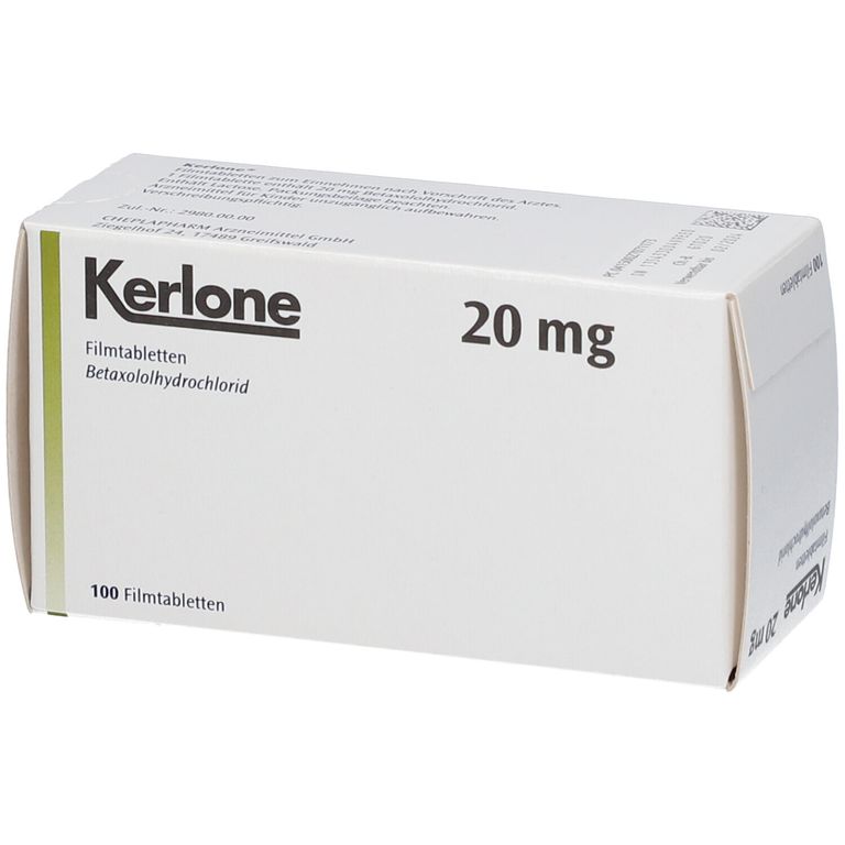 Kerlone® 20 mg 100 St mit dem E-Rezept kaufen - Shop Apotheke