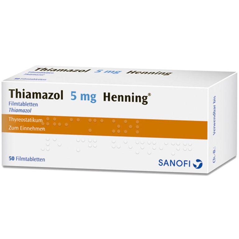 Thiamazol 5 mg Henning® 50 St mit dem E-Rezept kaufen - Shop Apotheke