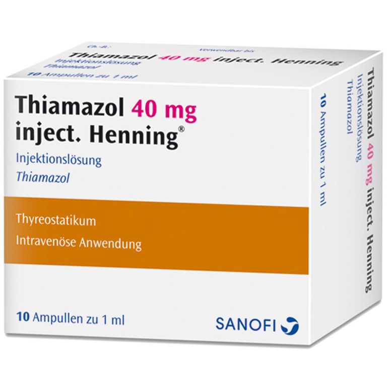 Thiamazol 40 mg Henning® inject. Henning® 10x1 ml mit dem E-Rezept ...
