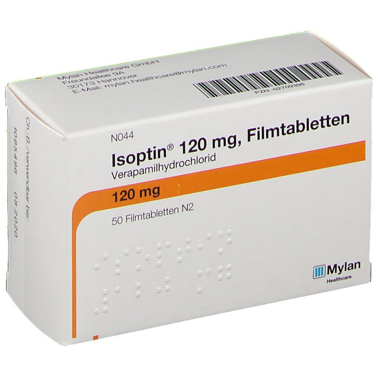 Isoptin® 120 mg 50 St mit dem E-Rezept kaufen - Shop Apotheke