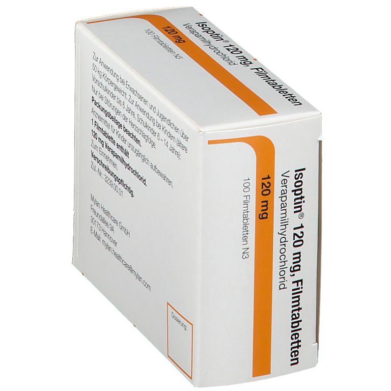 Isoptin® 120 mg 100 St mit dem E-Rezept kaufen - Shop Apotheke