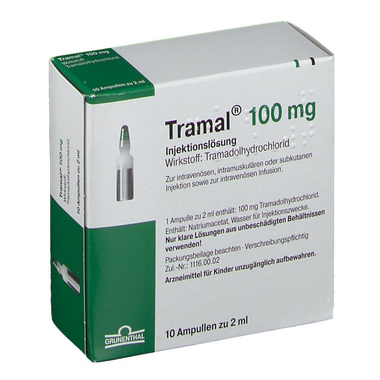 Tramal® 100 mg 10 St mit dem E-Rezept kaufen - Shop Apotheke
