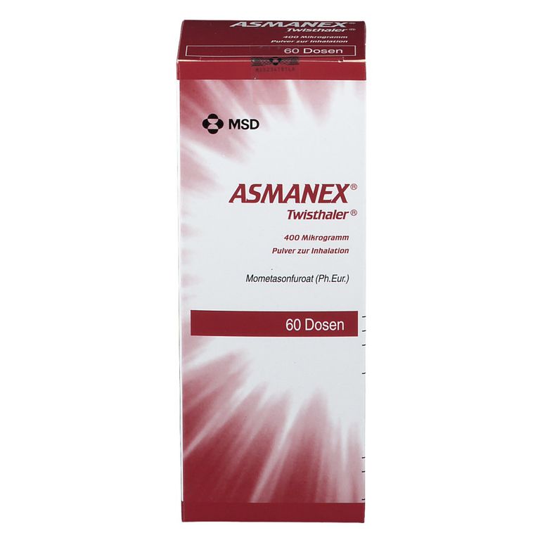 ASMANEX® Twisthaler® 400 µg 1 St mit dem E-Rezept kaufen - Shop Apotheke