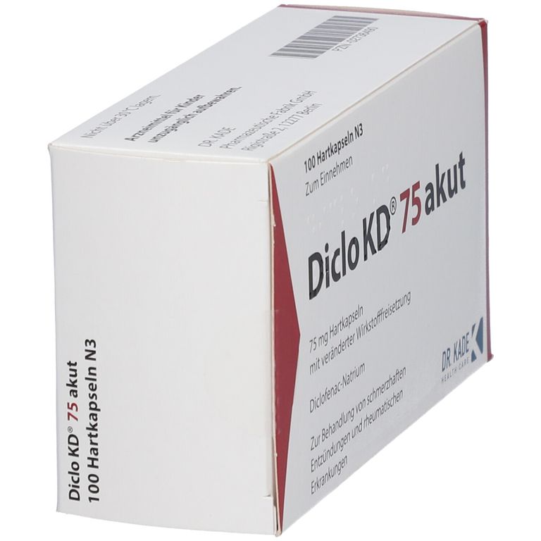 Diclo KD® 75 akut 100 St mit dem E-Rezept kaufen - Shop Apotheke