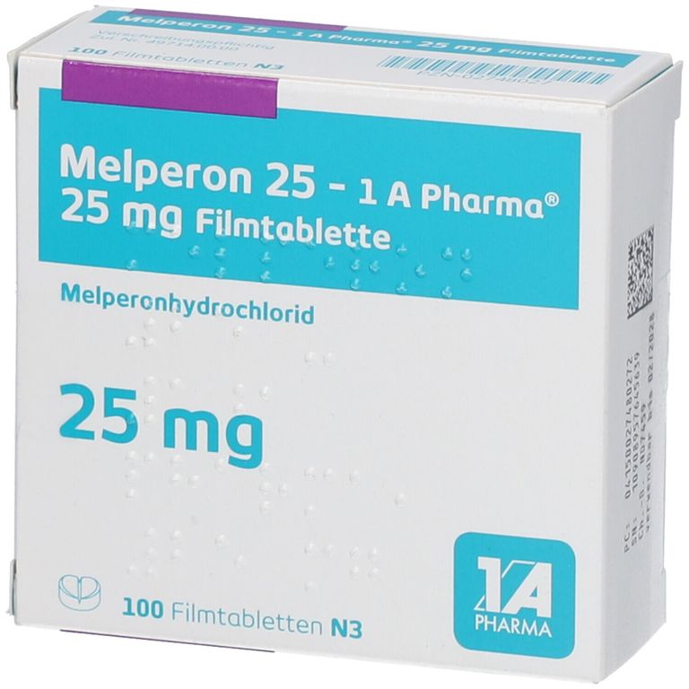 Melperon 25 1A Pharma® 100 St mit dem E-Rezept kaufen - Shop Apotheke