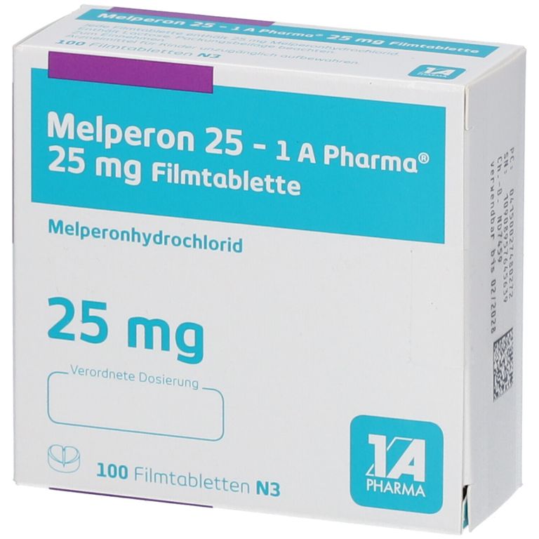 Melperon 25 1A Pharma® 100 St mit dem E-Rezept kaufen - Shop Apotheke