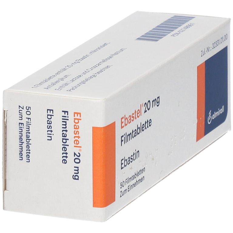 Ebastel® 20 mg 50 St mit dem E-Rezept kaufen - Shop Apotheke