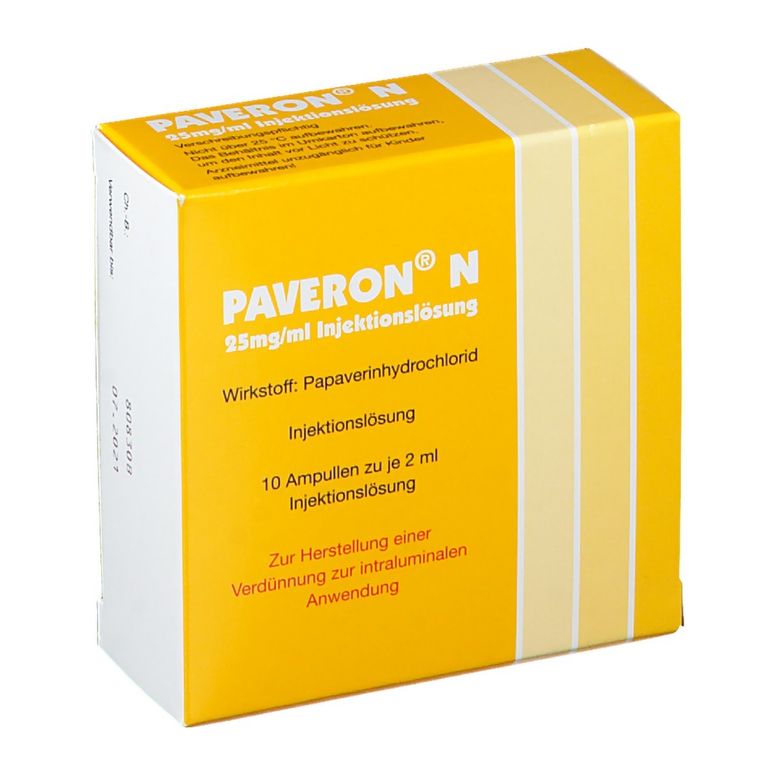 PAVERON® N 25 mg/ml 10 St mit dem E-Rezept kaufen - Shop Apotheke