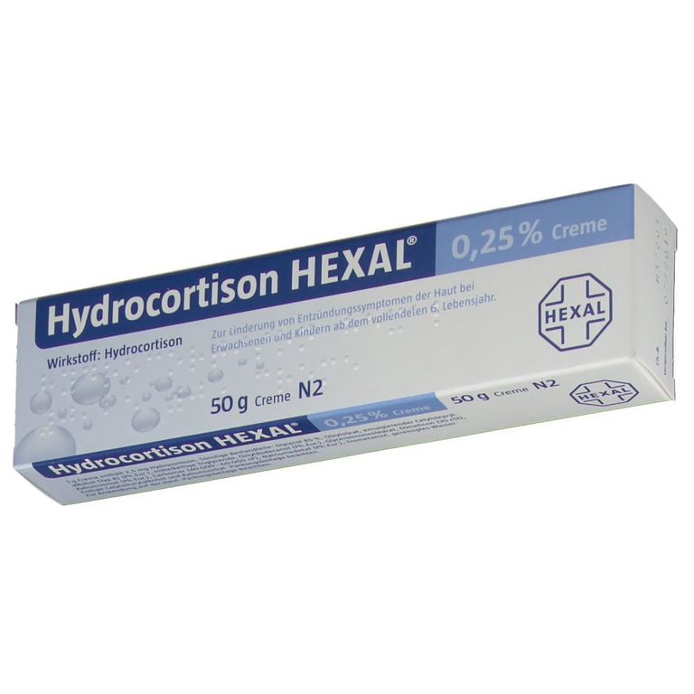 Hydrocortison HEXAL® 0,25 % Creme 50 g - Shop Apotheke
