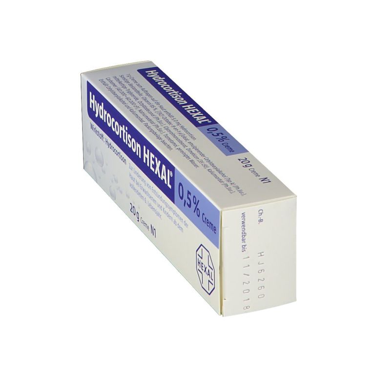 Hydrocortison HEXAL® 0,5 % Creme 20 g - Shop Apotheke