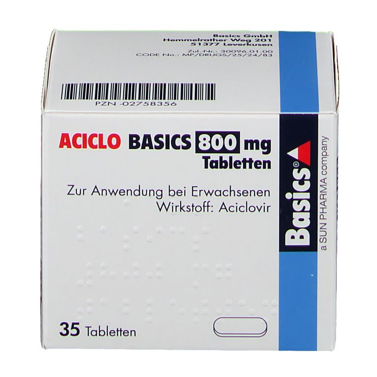 ACICLO BASICS 800 mg 35 St mit dem E-Rezept kaufen - Shop Apotheke