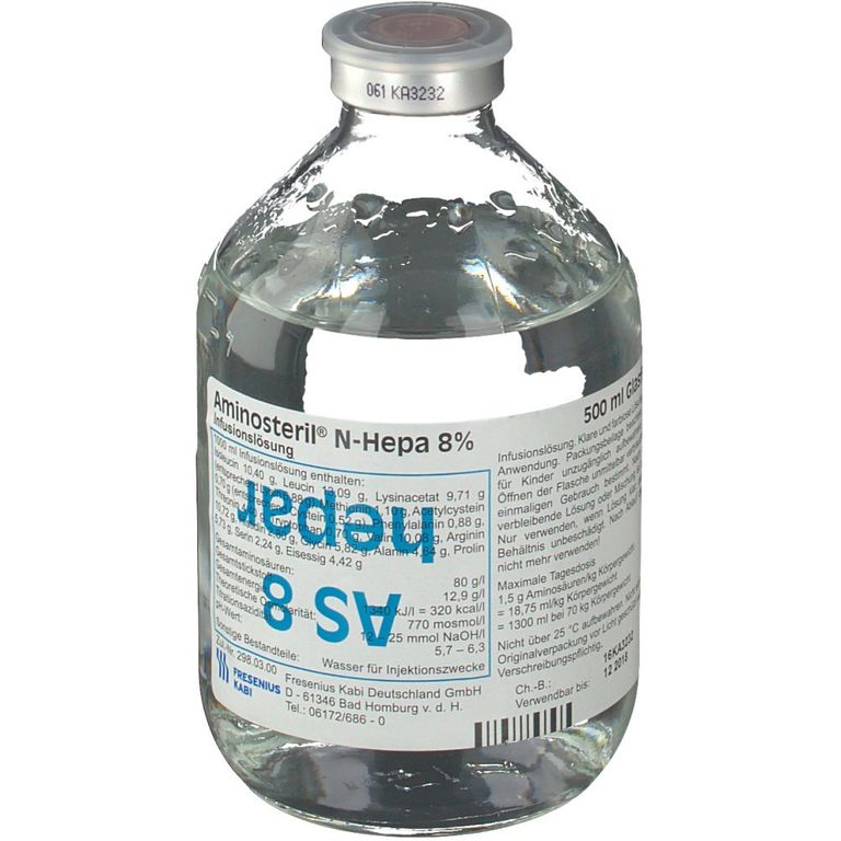 Aminosteril® N-Hepa 8 % 10x500 ml mit dem E-Rezept kaufen - Shop Apotheke