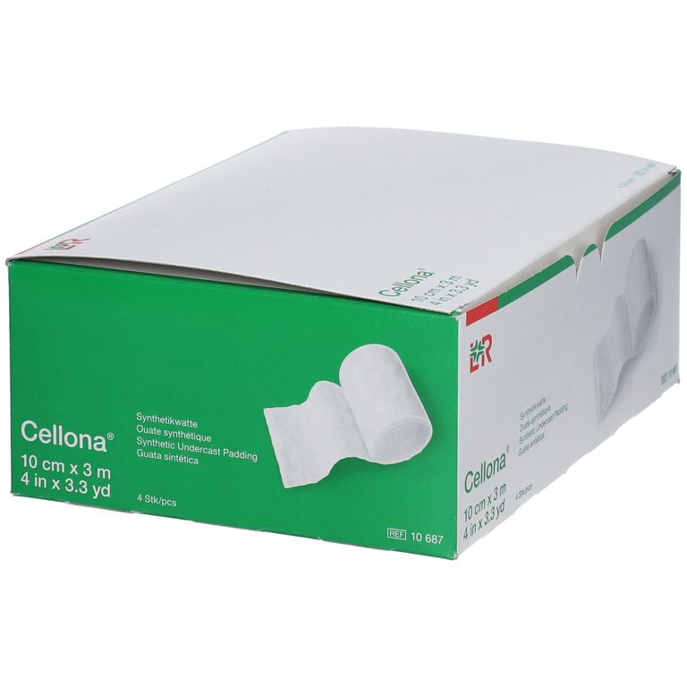 Cellona® Synthetikwatte 10 cm x 3 m 4 St - Shop Apotheke