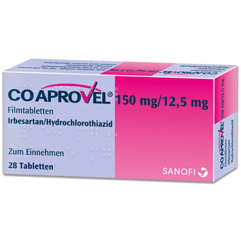 COAPROVEL® 150 mg/12,5 mg 28 St mit dem E-Rezept kaufen - Shop Apotheke