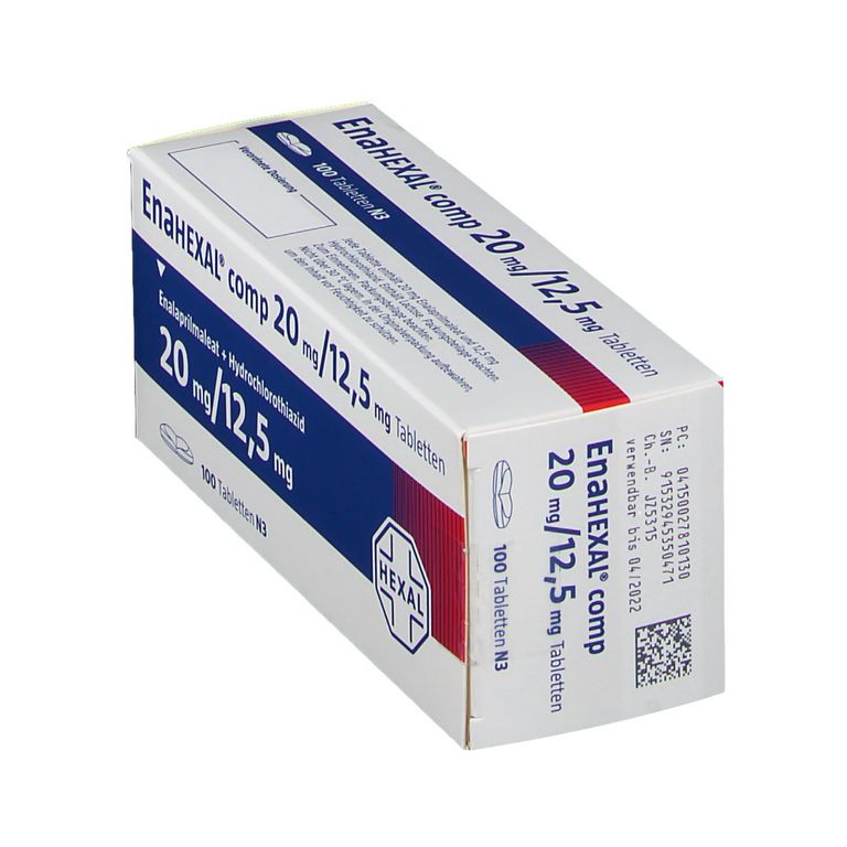 EnaHEXAL® comp 20 mg/12,5 mg 100 St mit dem E-Rezept kaufen - Shop Apotheke