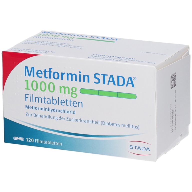 Metformin STADA® 1000 mg 120 St mit dem E-Rezept kaufen - Shop Apotheke