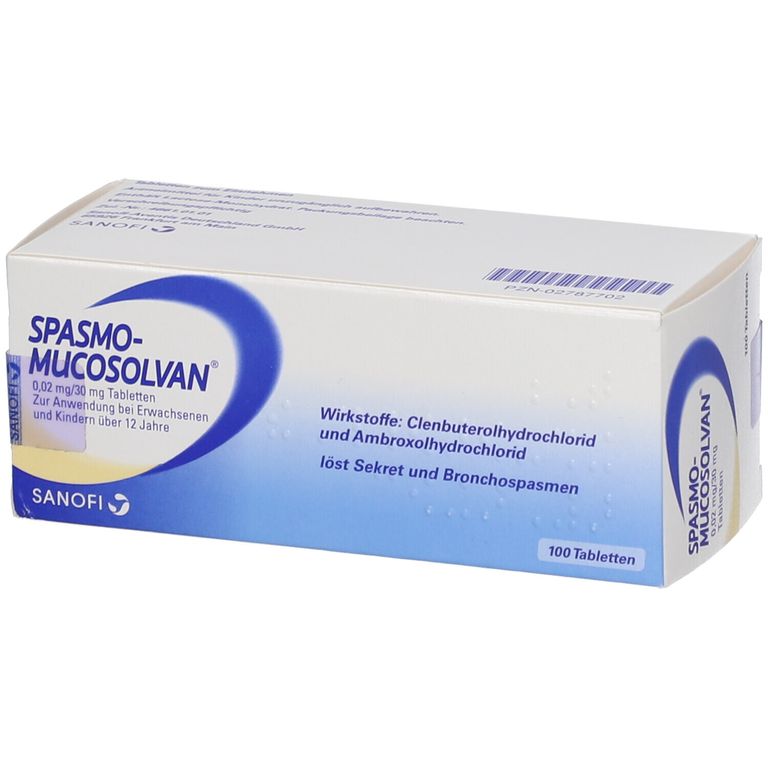 Spasmo® Mucosolvan 100 St mit dem E-Rezept kaufen - Shop Apotheke