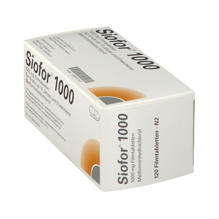 Siofor® 1000 120 St mit dem E-Rezept kaufen - Shop Apotheke