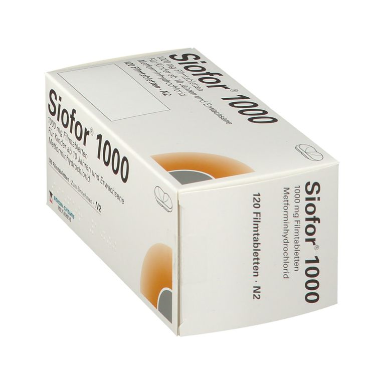Siofor® 1000 120 St mit dem E-Rezept kaufen - Shop Apotheke
