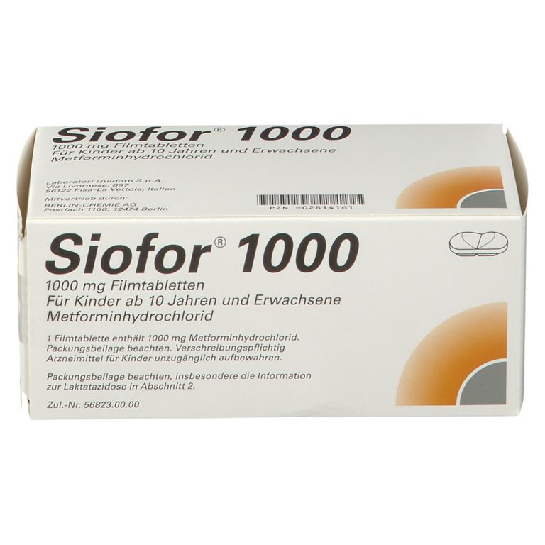Siofor® 1000 120 St mit dem E-Rezept kaufen - Shop Apotheke