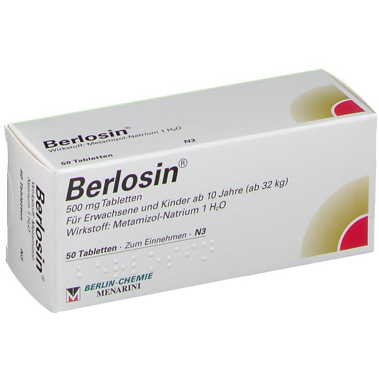 Berlosin® 500 mg 50 St mit dem E-Rezept kaufen - Shop Apotheke