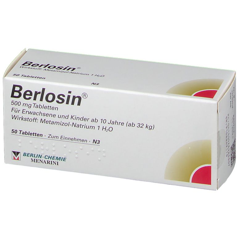Berlosin® 500 mg 50 St mit dem E-Rezept kaufen - Shop Apotheke