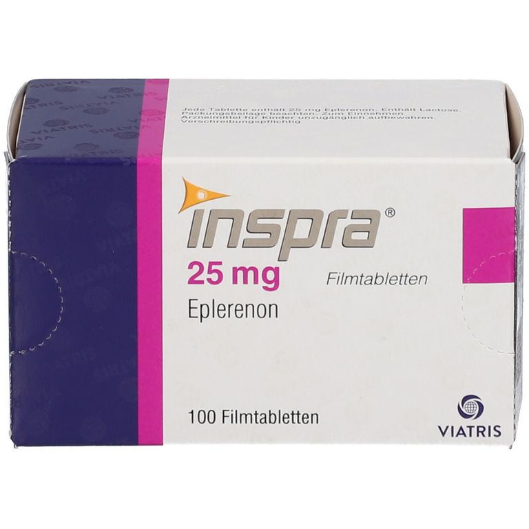 Inspra® 25 mg 100 St mit dem E-Rezept kaufen - Shop Apotheke