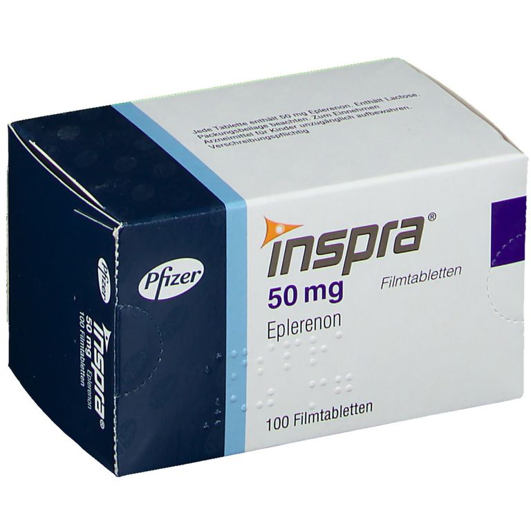 Inspra® 50 mg 100 St mit dem E-Rezept kaufen - Shop Apotheke