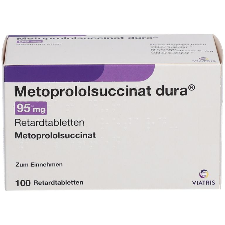 Metoprololsuccinat dura® 95 mg 100 St mit dem E-Rezept kaufen - Shop ...