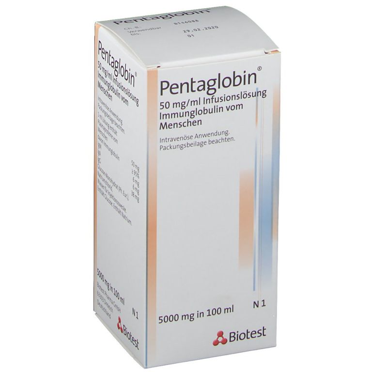 Pentaglobin® 50 mg/ml 100 ml mit dem E-Rezept kaufen - Shop Apotheke