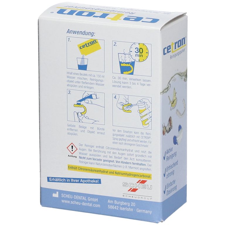 Cetron® Reinigungspulver 5x15 g - Shop Apotheke