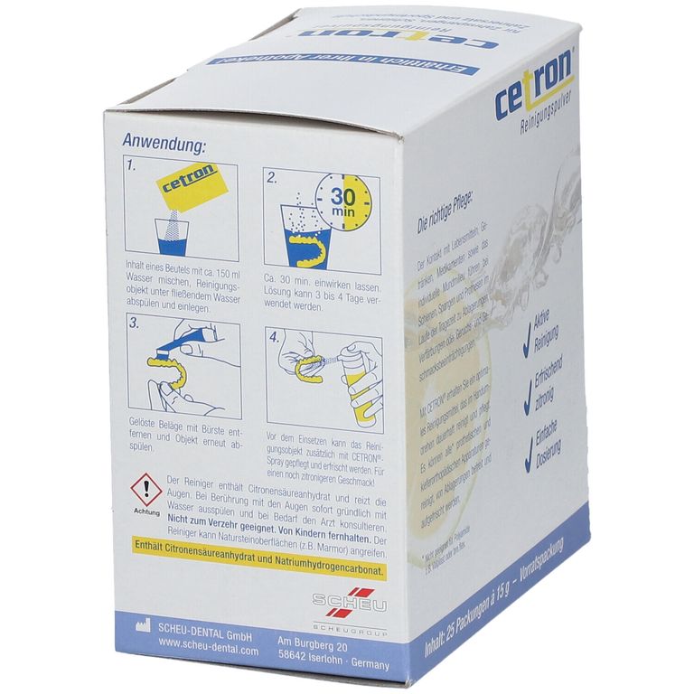 Cetron® Reinigungspulver 25x15 g - Shop Apotheke