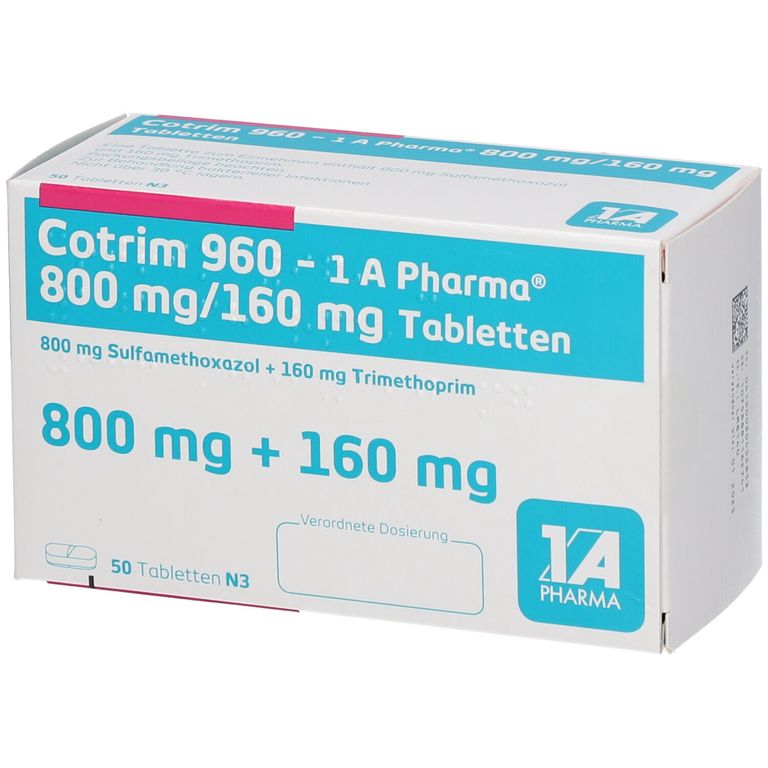 Cotrim 960 1A Pharma® 50 St mit dem E-Rezept kaufen - Shop Apotheke