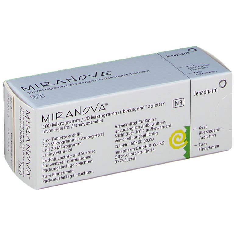 MIRANOVA® 100 µg/20 µg 6x21 St mit dem E-Rezept kaufen - Shop Apotheke