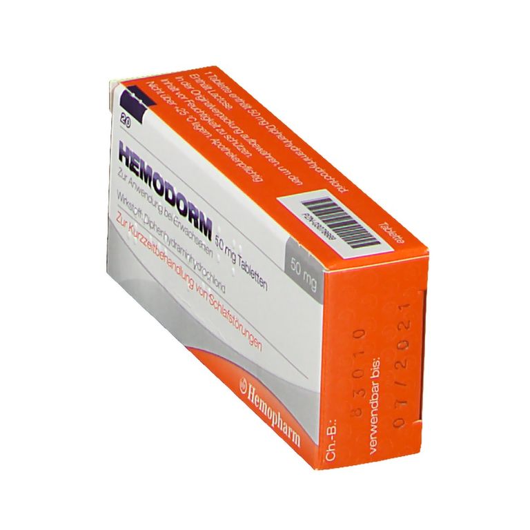 HEMODORM-50 mg Einschlaftabletten 20 St - Shop Apotheke