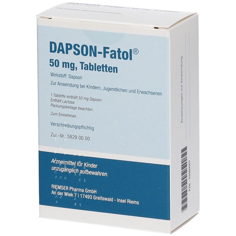 DAPSON-Fatol® 50 mg 100 St mit dem E-Rezept kaufen - Shop Apotheke
