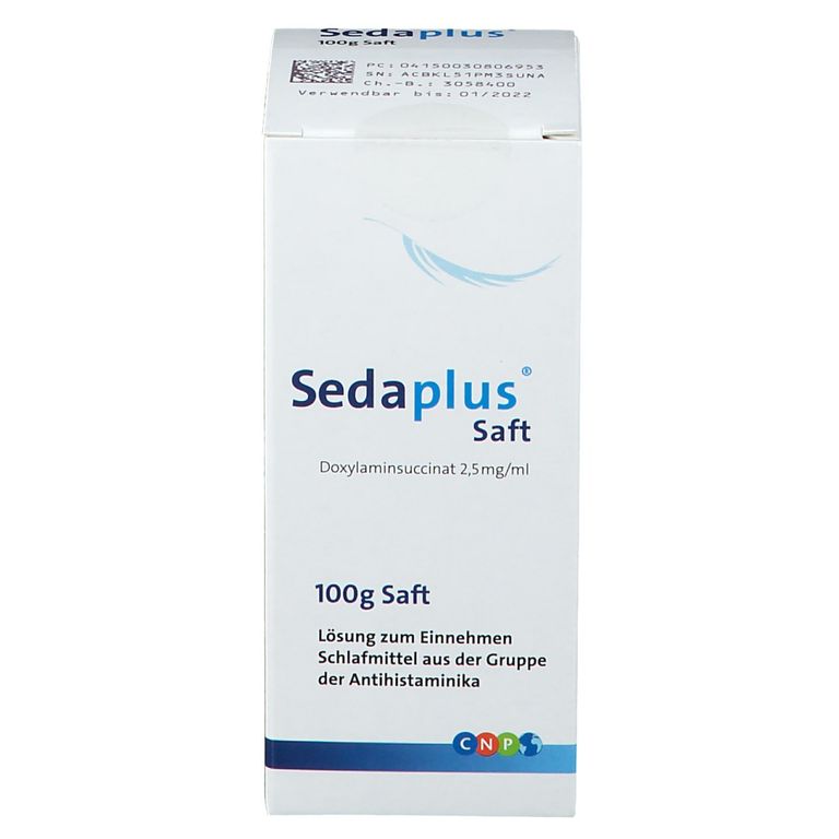 Sedaplus® Saft 2,5 mg/ml 100 g mit dem E-Rezept kaufen - Shop Apotheke
