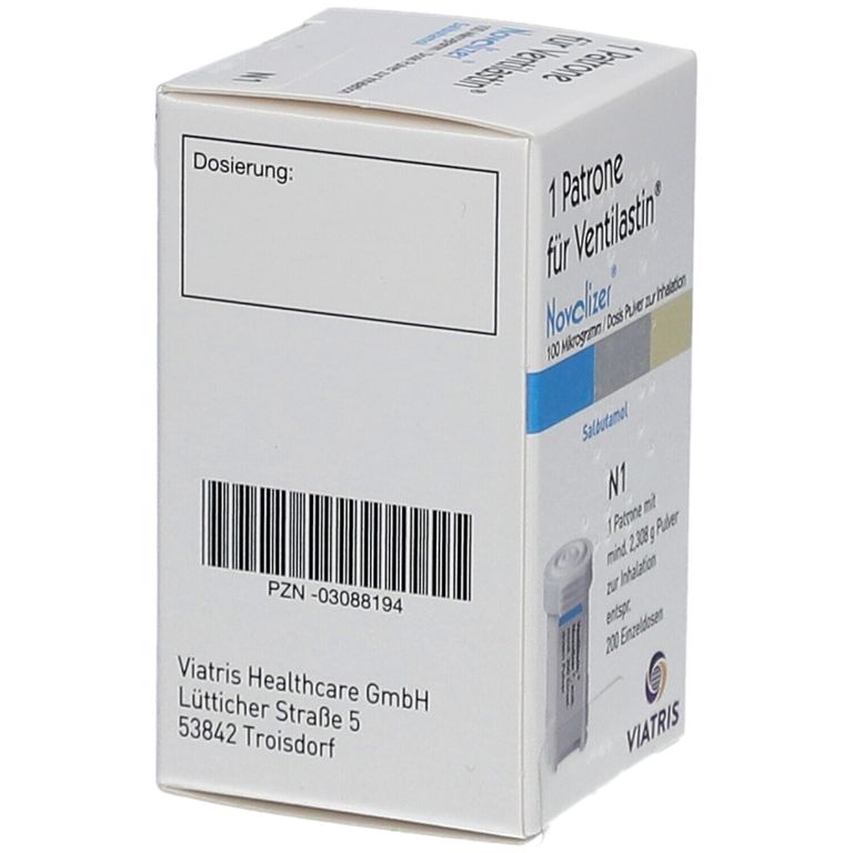 Ventilastin® Novolizer® 1 Patrone 1x200 St mit dem E-Rezept kaufen ...