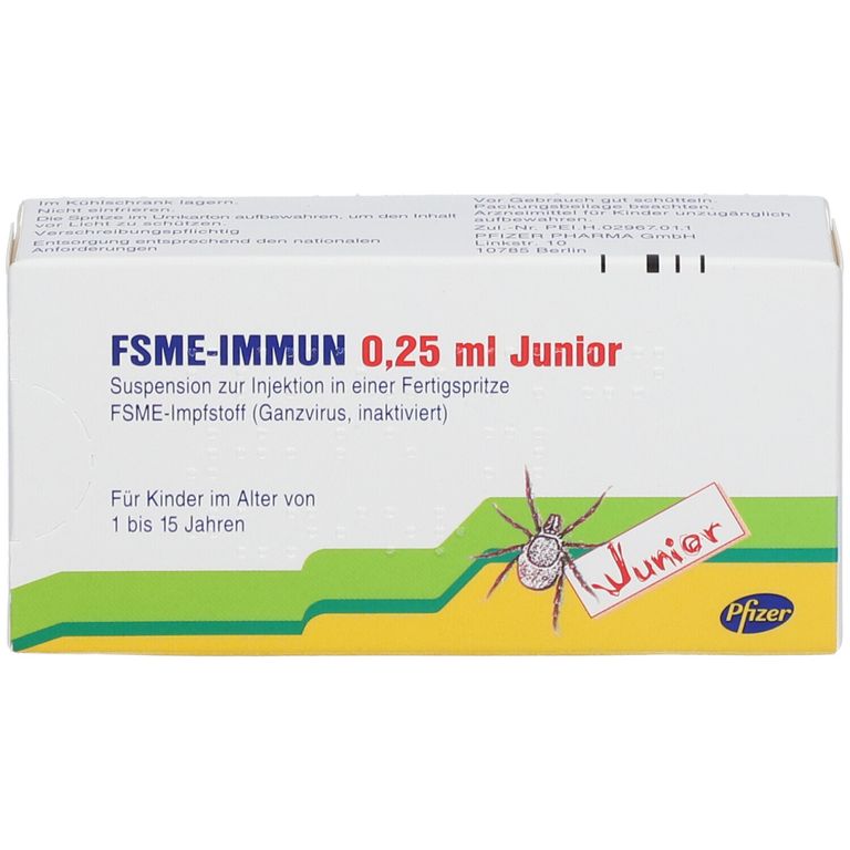 FSME-IMMUN 0,25 ml Junior 1 St mit dem E-Rezept kaufen - Shop Apotheke