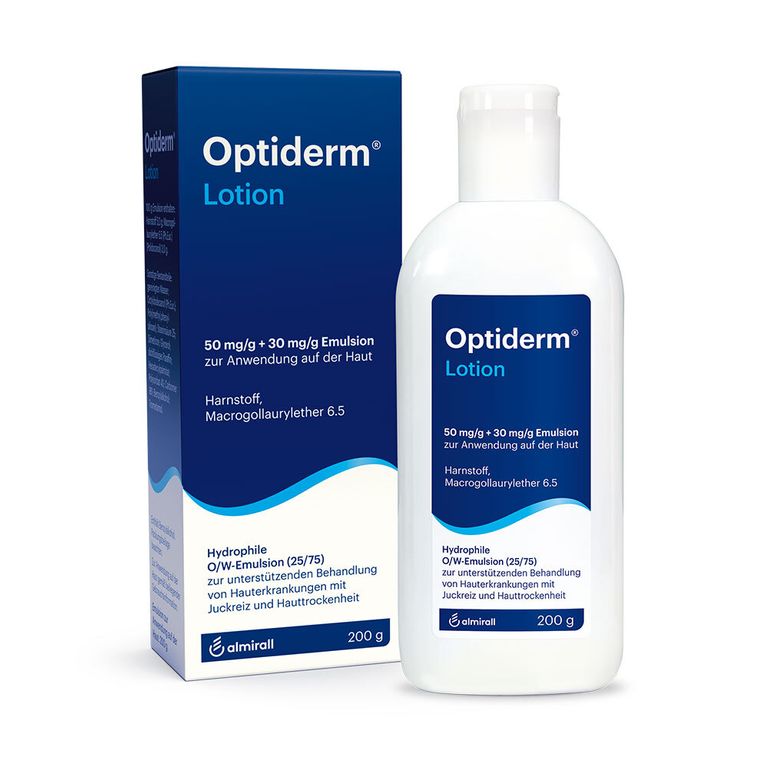 Optiderm Lotion bei Juckreiz und trockener Haut 200 g - Shop Apotheke
