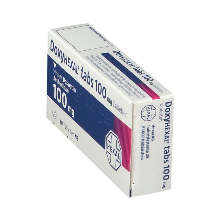 DoxyHEXAL® tabs 100 mg 20 St mit dem E-Rezept kaufen - Shop Apotheke