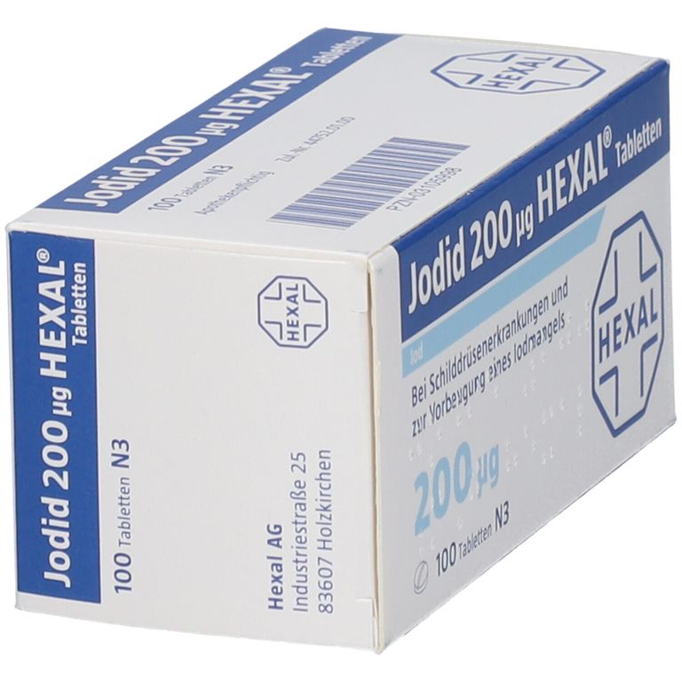Jodid 200 µg HEXAL® 100 St - Shop Apotheke