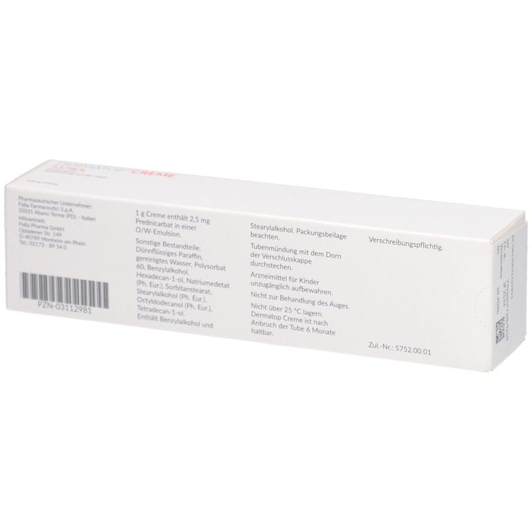 Dermatop® Creme 2,5 mg/g 100 g mit dem E-Rezept kaufen - Shop Apotheke