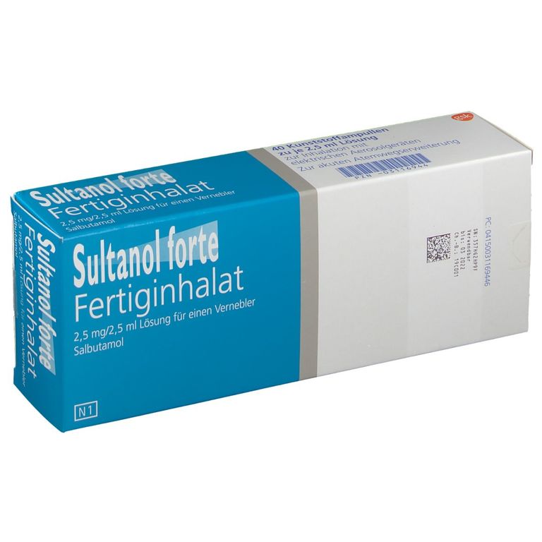 Sultanol® forte 2,5 mg/2,5 ml 40 St mit dem E-Rezept kaufen - Shop Apotheke