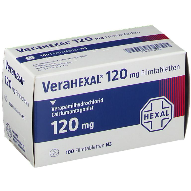 VeraHEXAL® 120 mg 100 St mit dem E-Rezept kaufen - Shop Apotheke