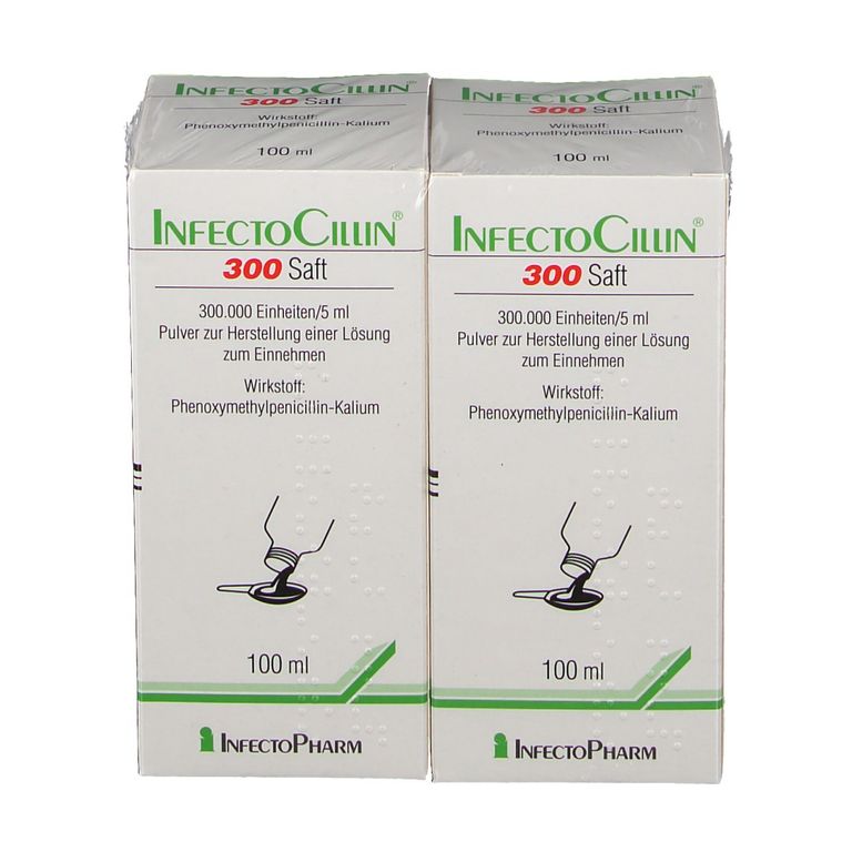 InfectoCillin® 300 Saft 2x100 ml mit dem E-Rezept kaufen - Shop Apotheke