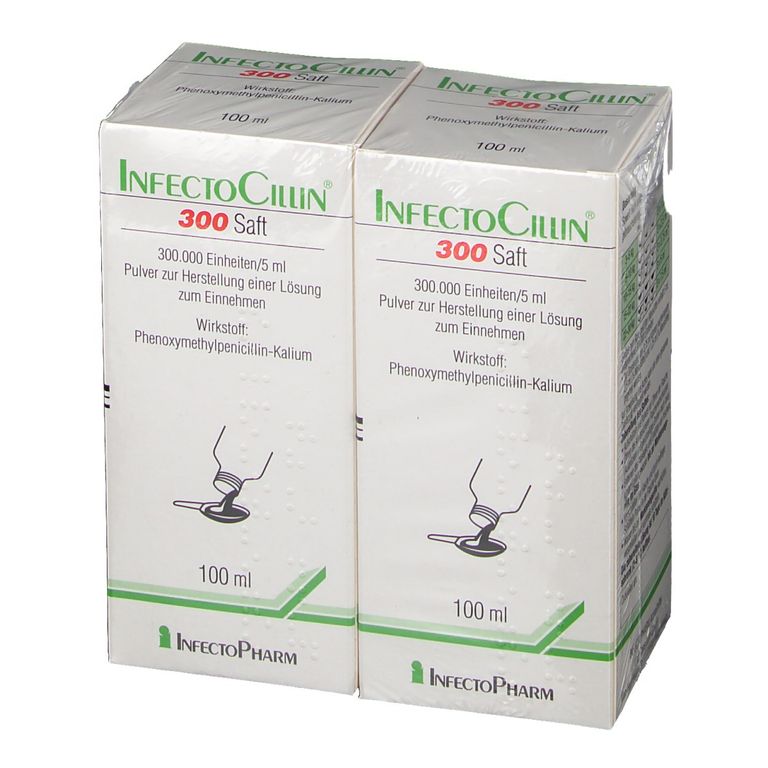InfectoCillin® 300 Saft 2x100 ml mit dem E-Rezept kaufen - Shop Apotheke