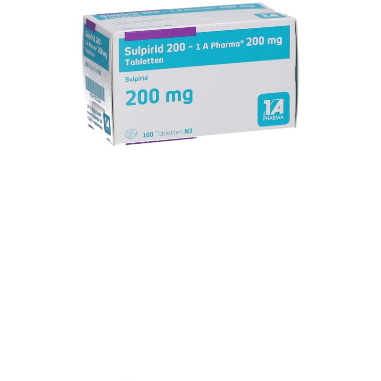Sulpirid 200 1A Pharma® 100 St mit dem E-Rezept kaufen - Shop Apotheke